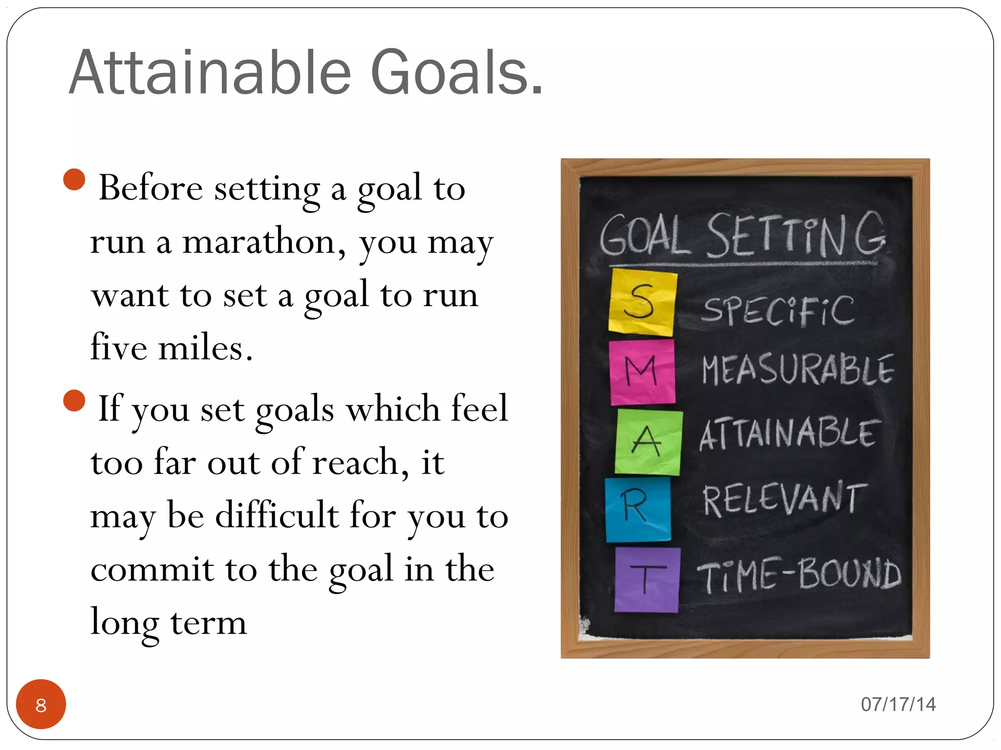 Goal Setting - Expalined with images | PPT