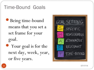 Goal Setting - Expalined with images | PPT