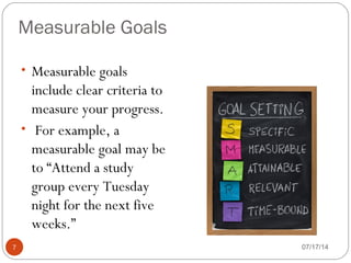Goal Setting - Expalined with images | PPT