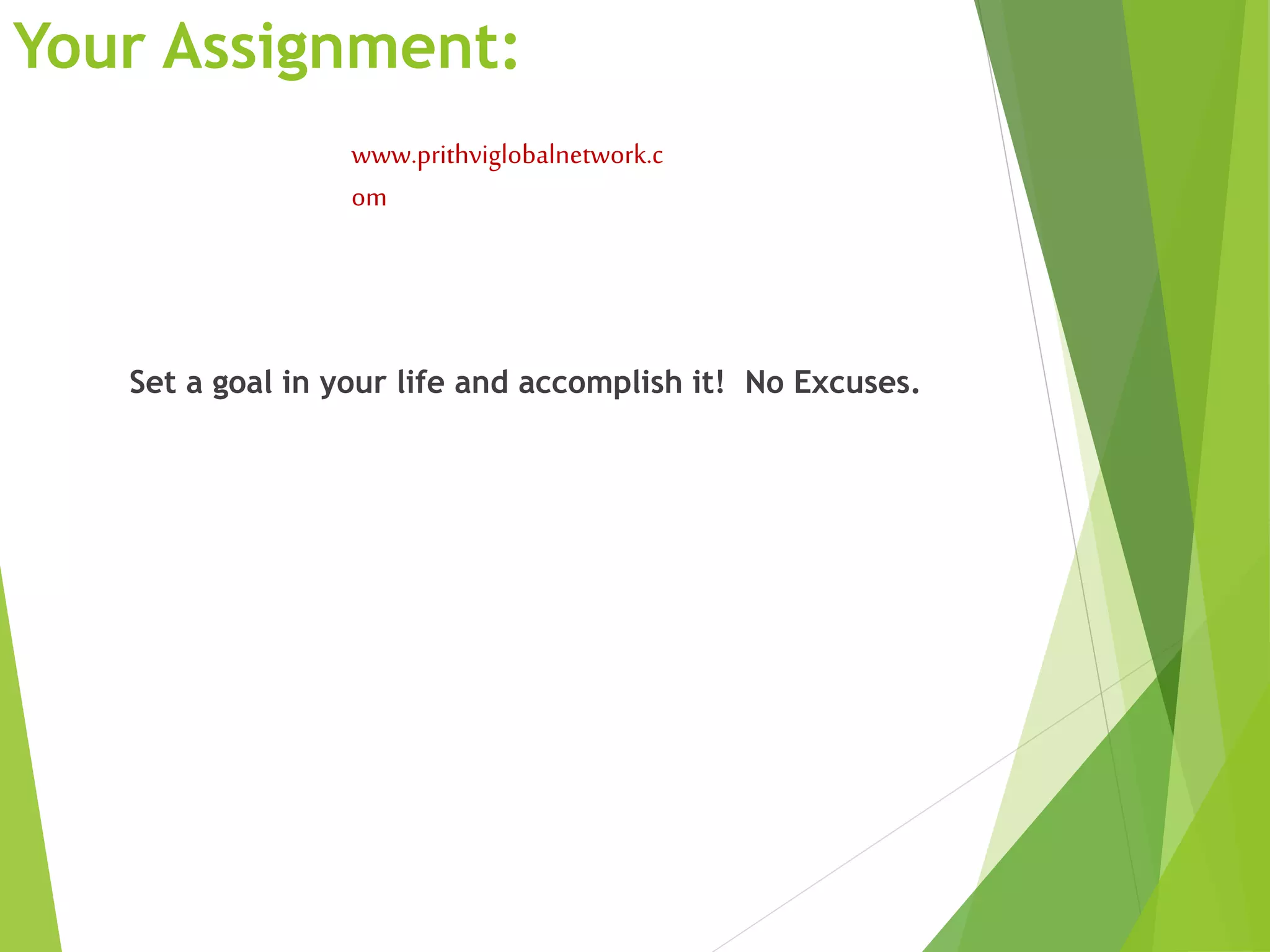 Goal setting ppt | PPTX