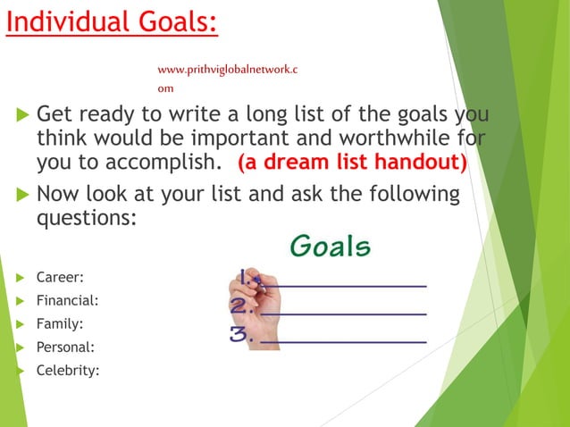 Goal setting ppt | PPT