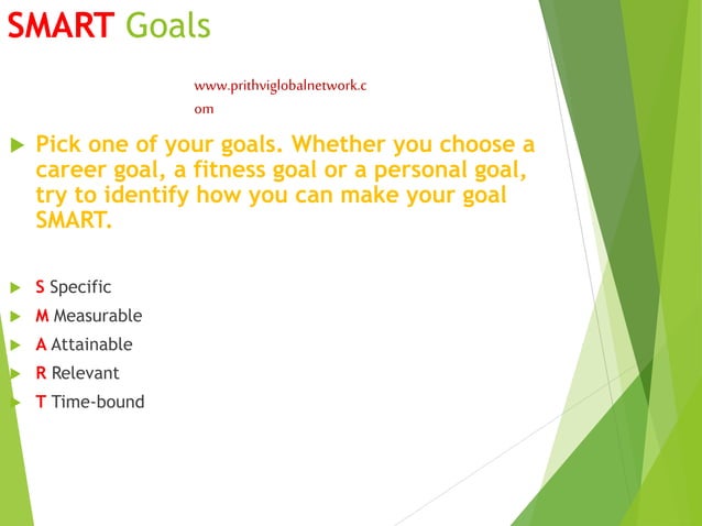 Goal setting ppt | PPTX