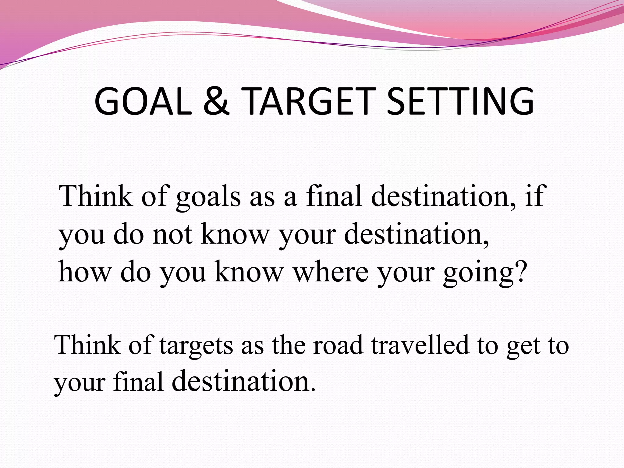 Goal setting presentation | PPTX | Science
