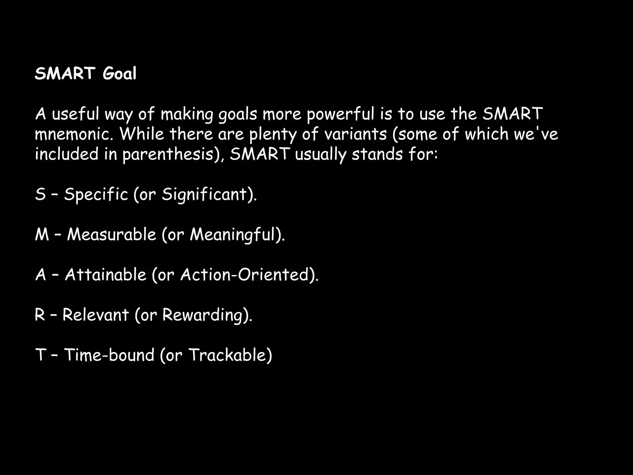Goal setting | PPTX