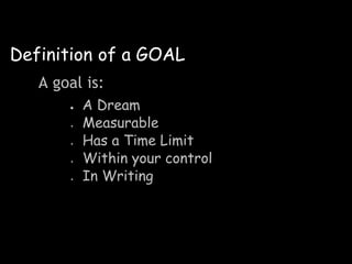 Goal setting | PPTX