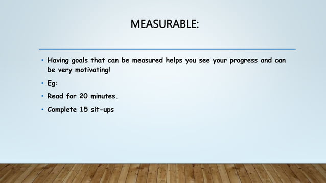 GOAL SETTING .pptx | Science
