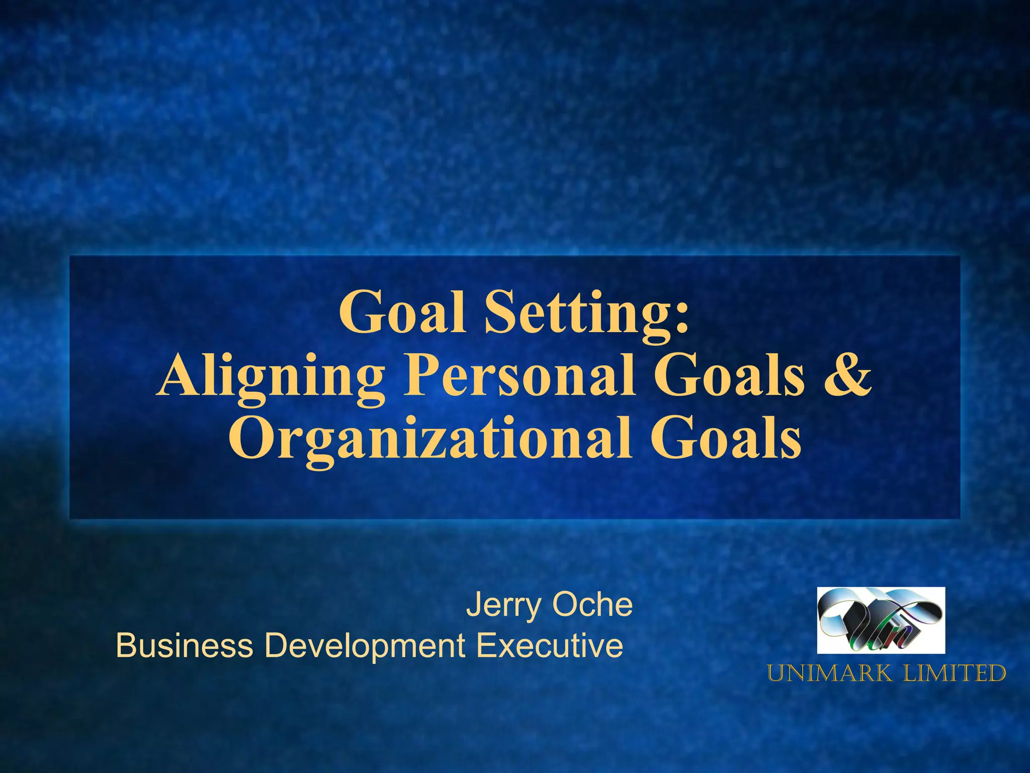Goal setting session | PPT