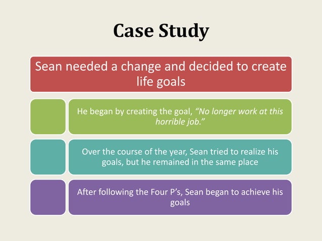 Goal setting slides | PPT