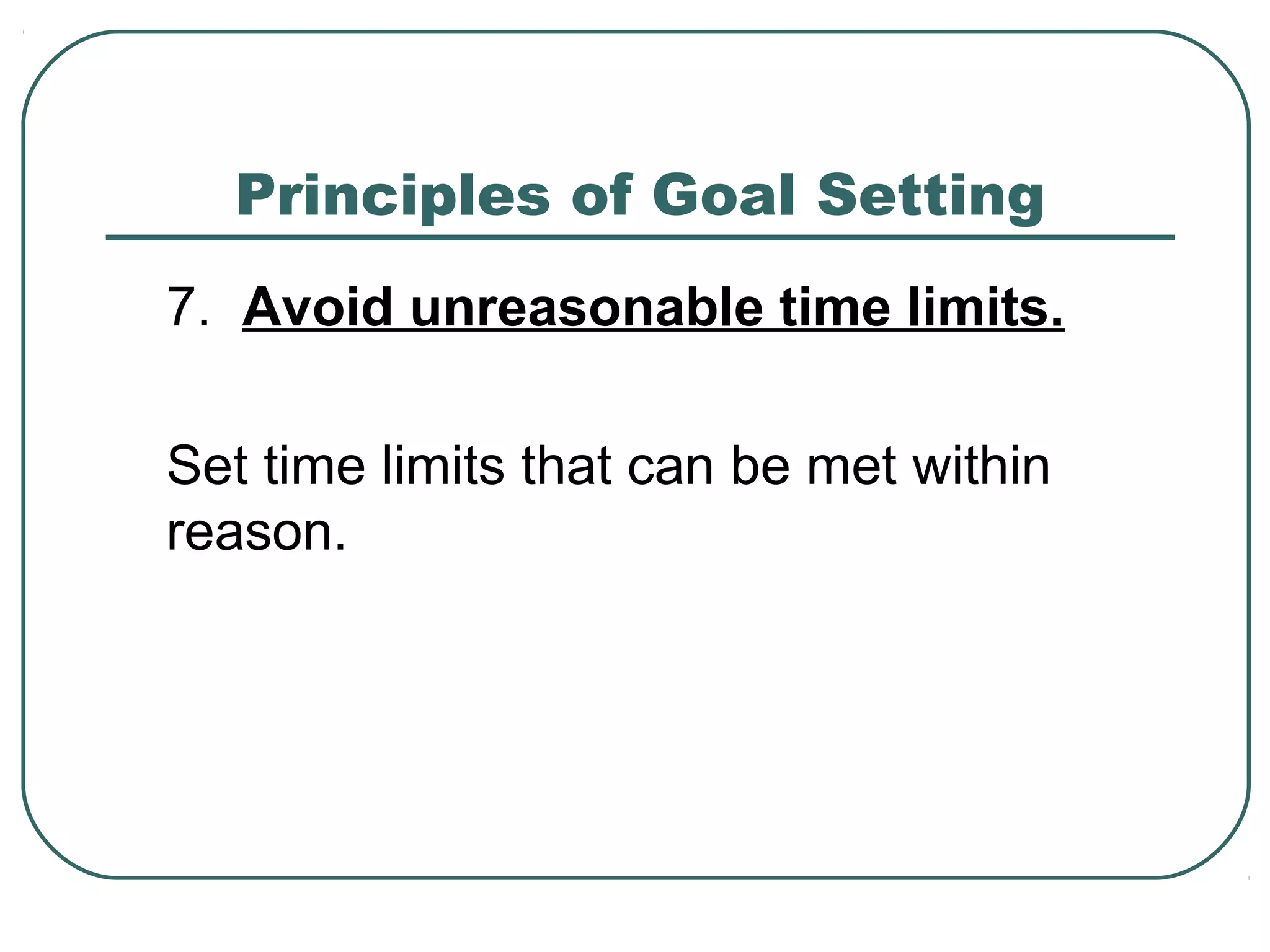 Goal settings suit | PPT