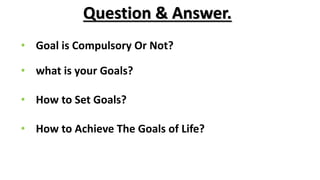 Goal Setting Technique | PPT