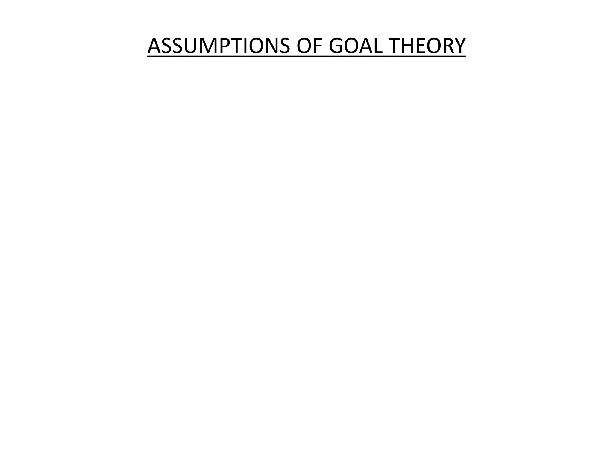 Goal setting theory | PPTX