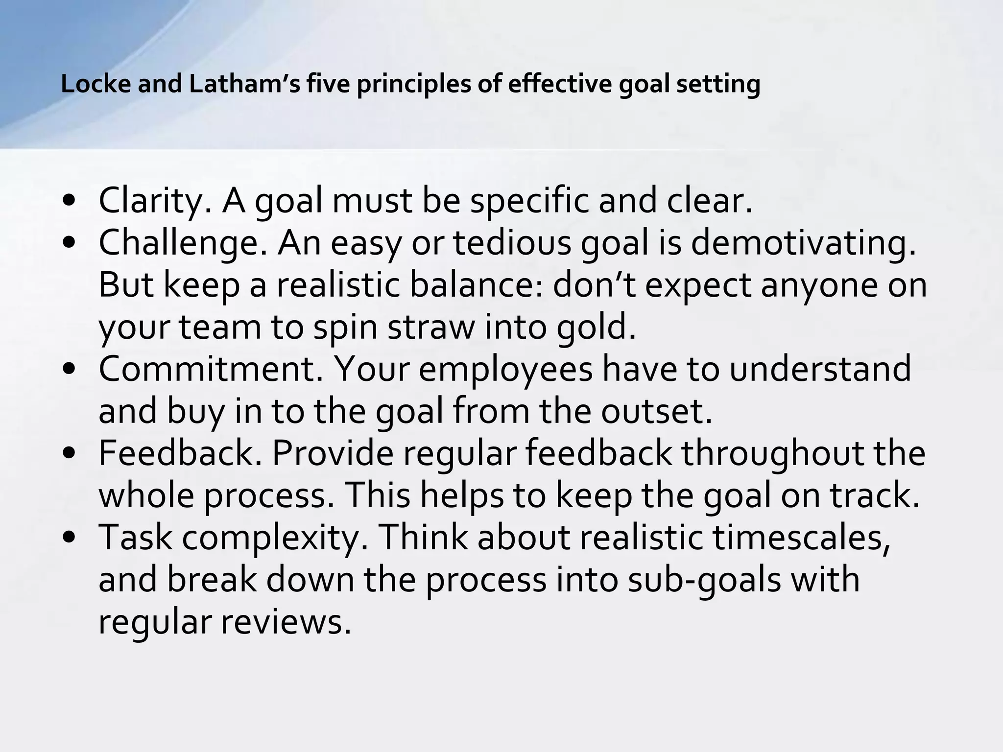 Goal setting theory | PPTX