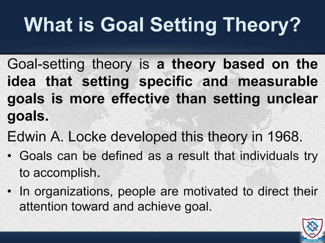 Goal Setting Theory.ppt | Business | Business and Finance