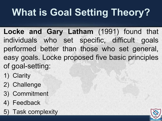 Goal Setting Theory.ppt | Business | Business and Finance