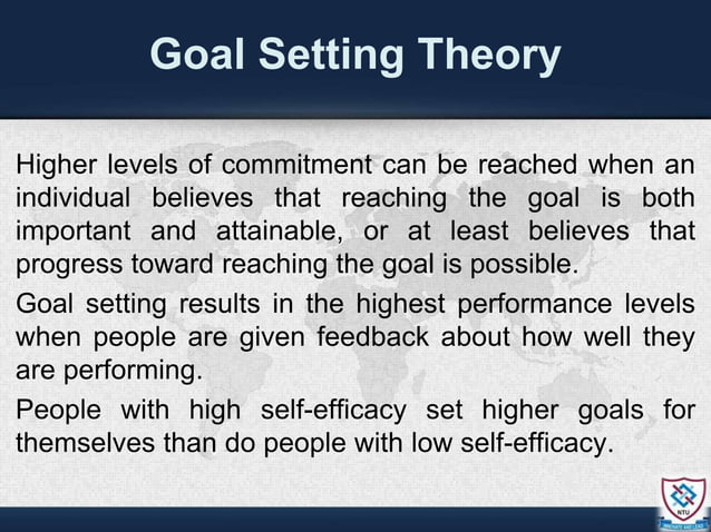 Goal Setting Theory.ppt | Business | Business and Finance