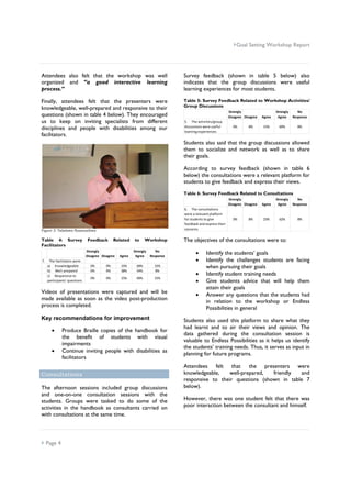 Goal setting workshop report | PDF