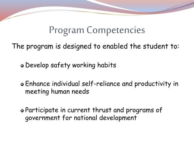 Goals, expectations and competencies | PPTX