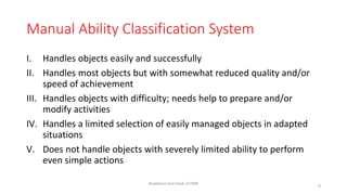 Goals in rehabilitaion of cerebral palsy child | PPTX | Physical ...