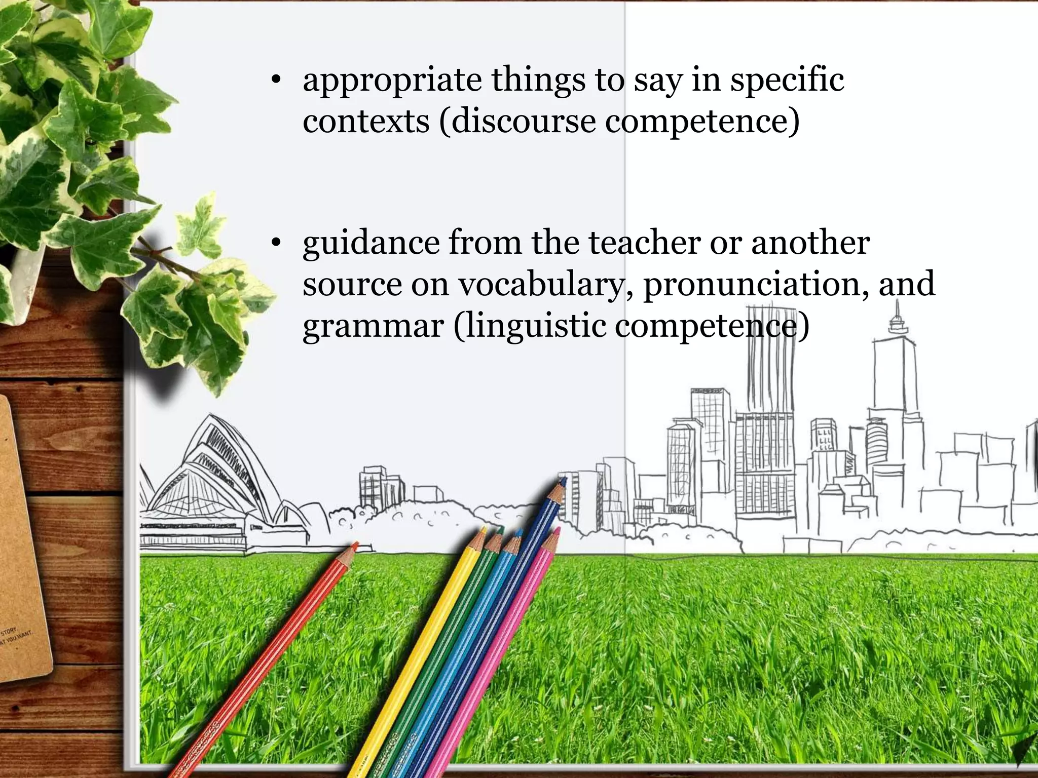 Goals in teaching speaking (ppt) | PPT