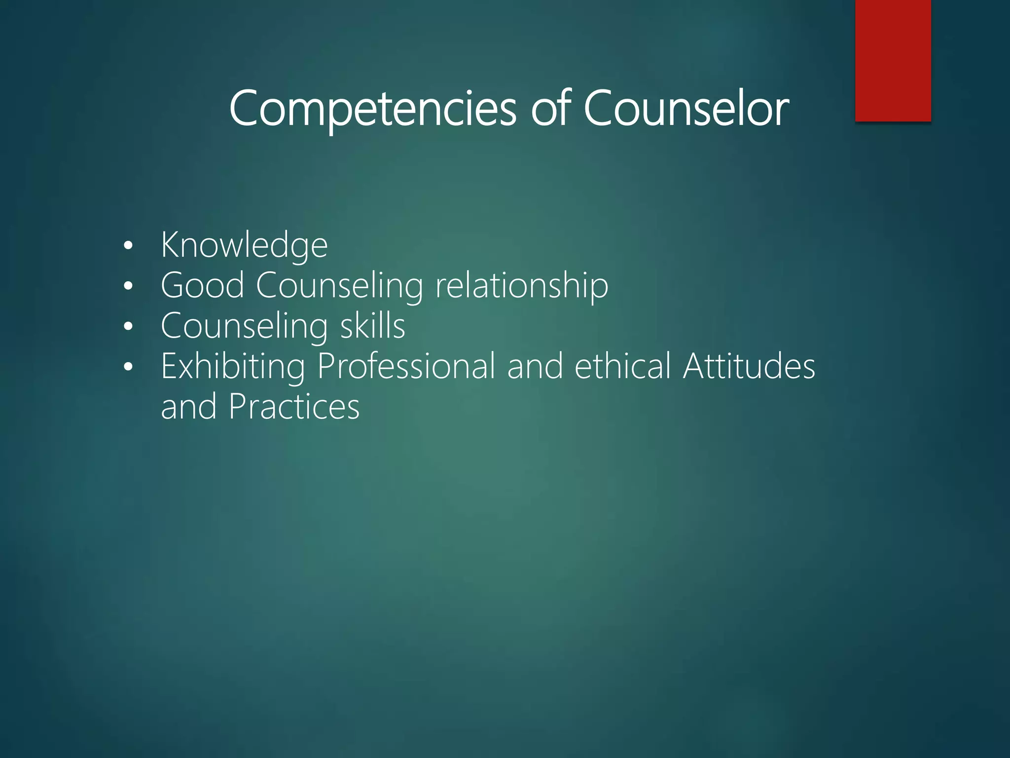 Goals of counseling | PPTX