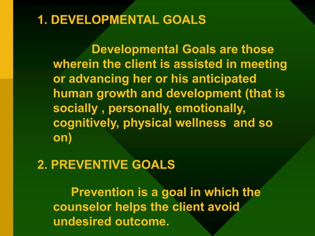 GOALS OF COUNSELING.pdf | Mental Health | Diseases and Conditions