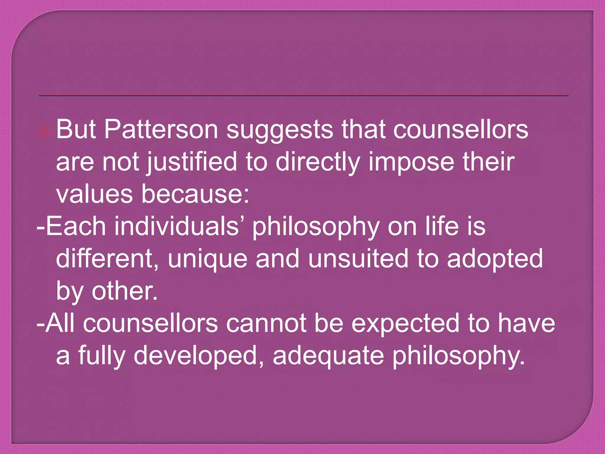 Goals of counselling | PPTX