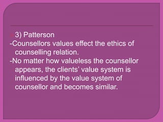 Goals of counselling | PPTX