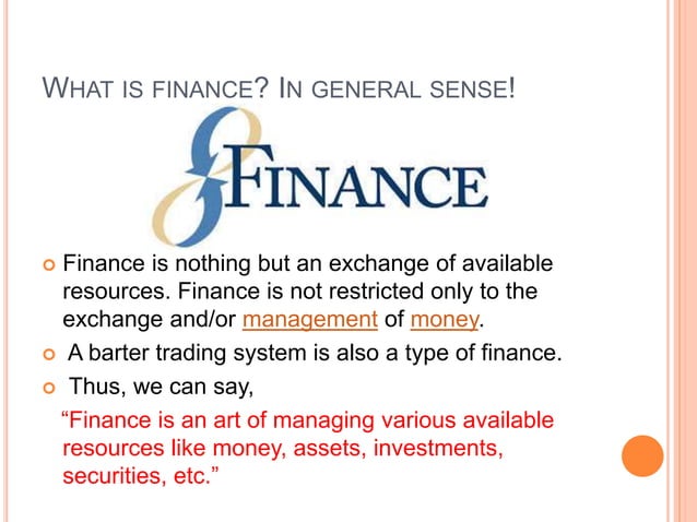 Goals of fm ppt | PPT