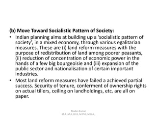 Goals of india's development plans | PPT