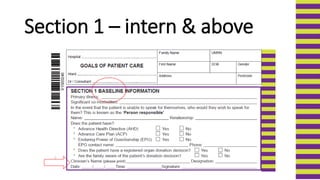 Goals of patient care introduction | PPTX