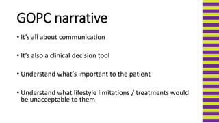 Goals of patient care introduction | PPTX