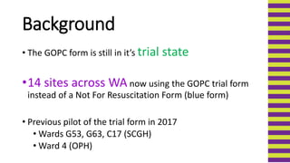 Goals of patient care introduction | PPT