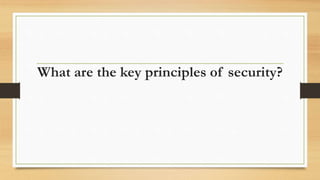 Goals of security | PPTX