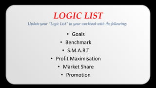 Management Goals (Topic 2) ROGA | PPT