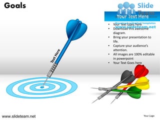 Goals powerpoint ppt templates. | PDF