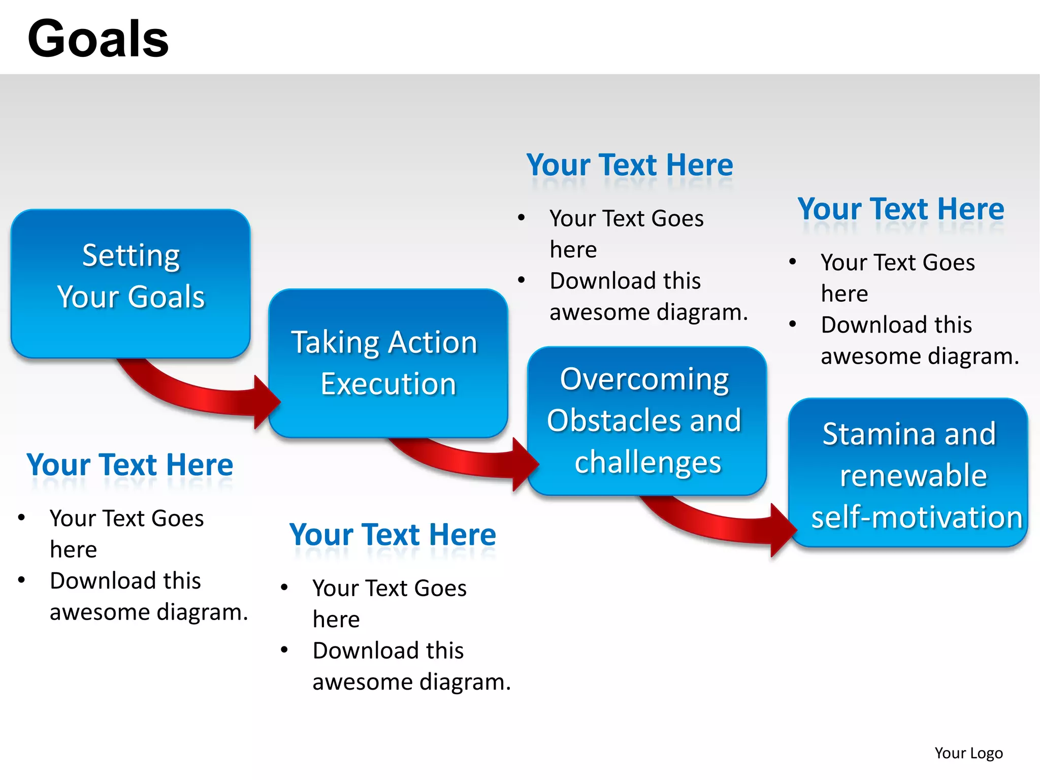 Goals powerpoint presentation templates | PPTX