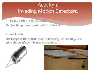 Smart Sensors, Detect Cavity IDM10 | PPTX