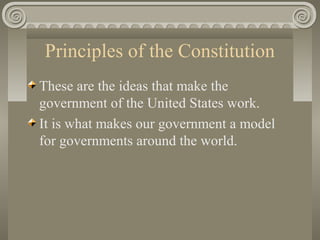 Goals & Principles of the US Constitution | PPT