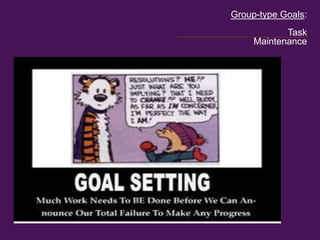 Goals & roles | PPTX | Family and Relationships