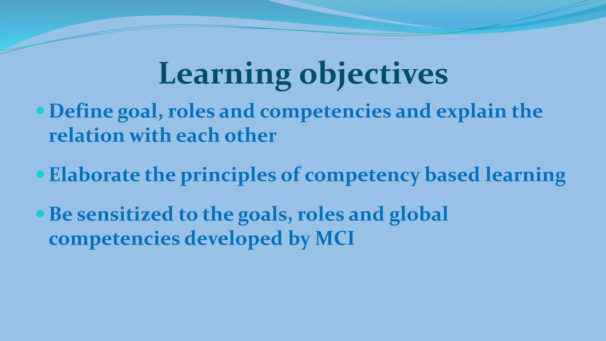 MEU WORKSHOP IMG :Goals,roles,competencies | PPTX