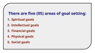 UNDERSTAND SMART GOALS SETTING FOR SUCCESS | PPTX