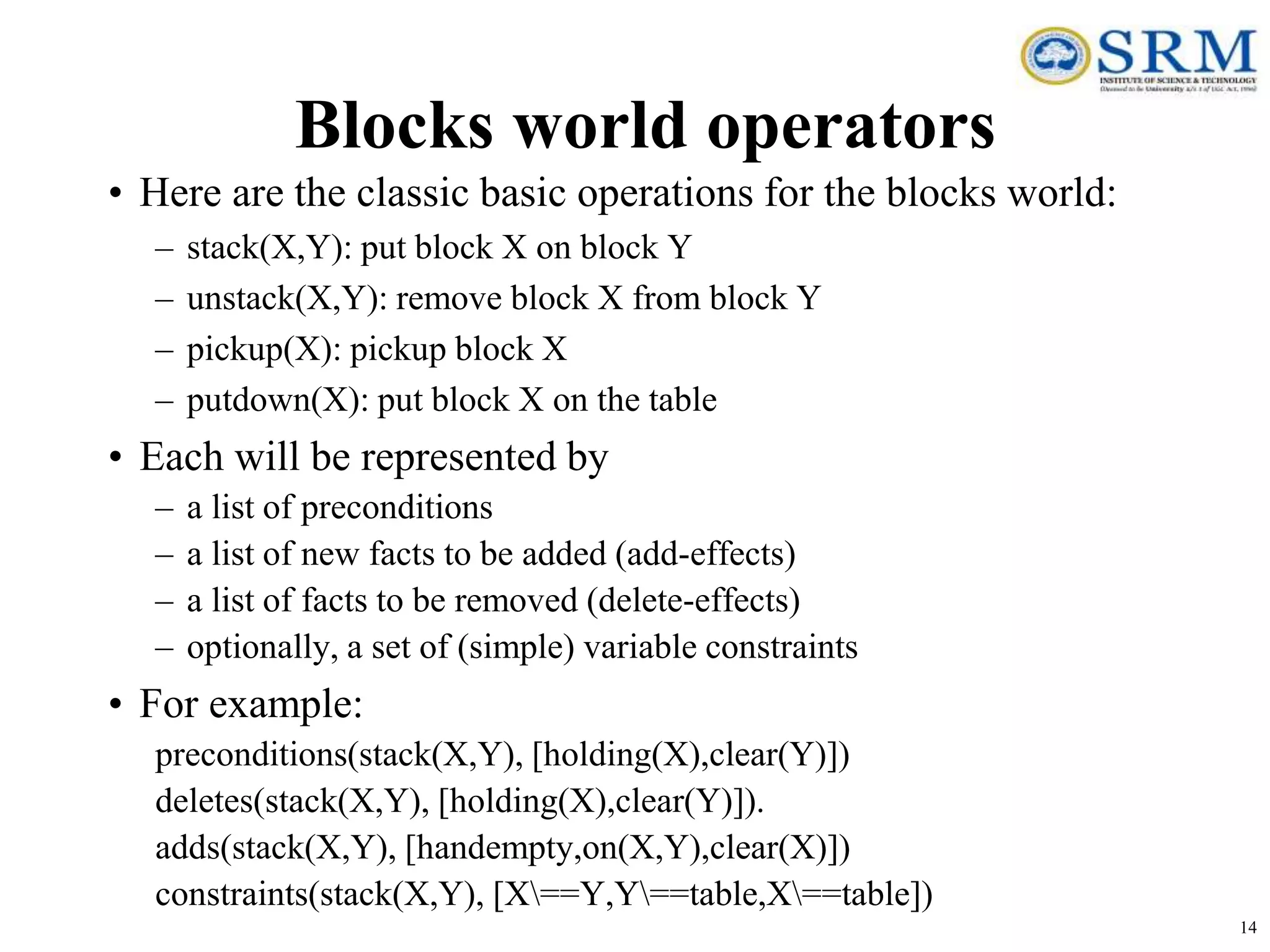 Goal stack planning.ppt