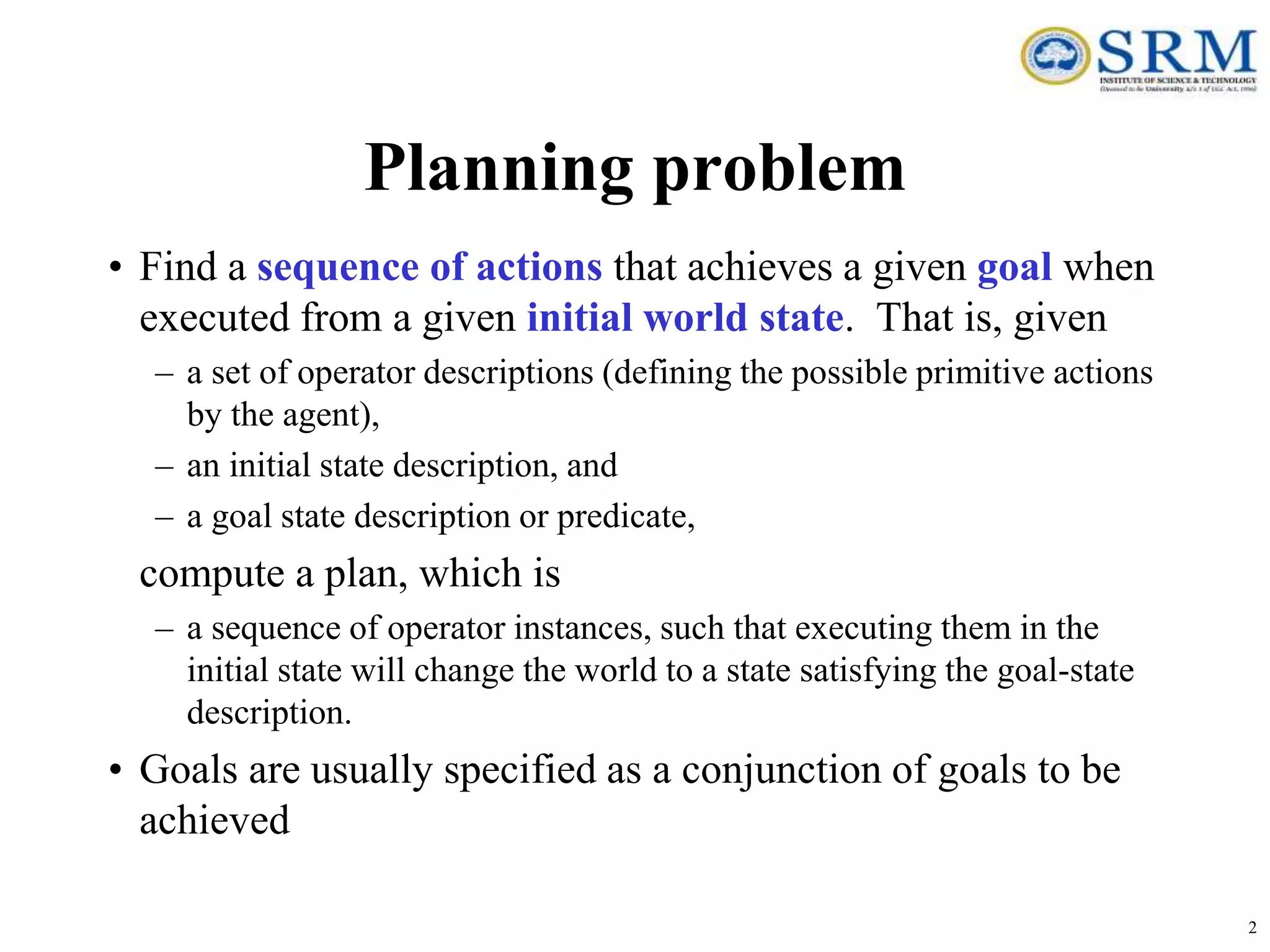 Goal stack planning.ppt