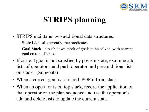 Goal stack planning.ppt