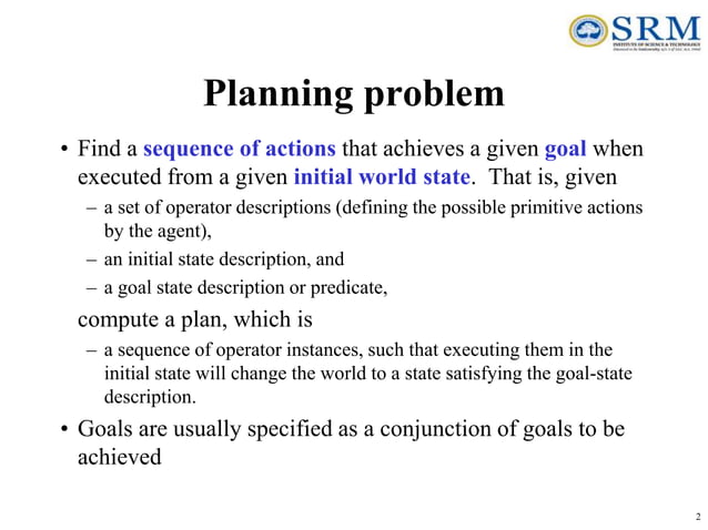 Goal stack planning.ppt