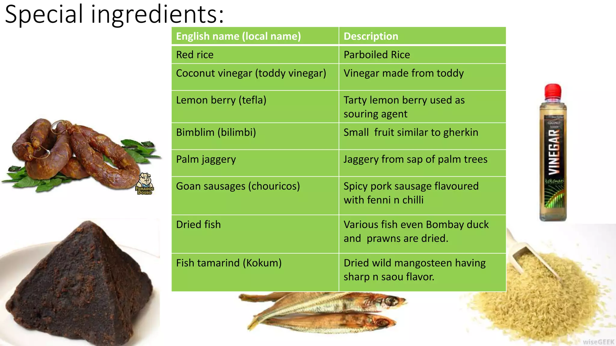 Goan cuisine,by-ashish jumade & jatin devadiga(ihm ahmedabad) | PPTX