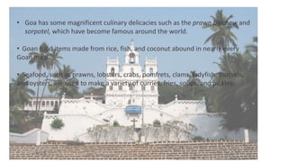 Goan cuisine,by-ashish jumade & jatin devadiga(ihm ahmedabad) | PPTX