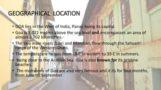 Goan cuisine,by-ashish jumade & jatin devadiga(ihm ahmedabad) | PPTX