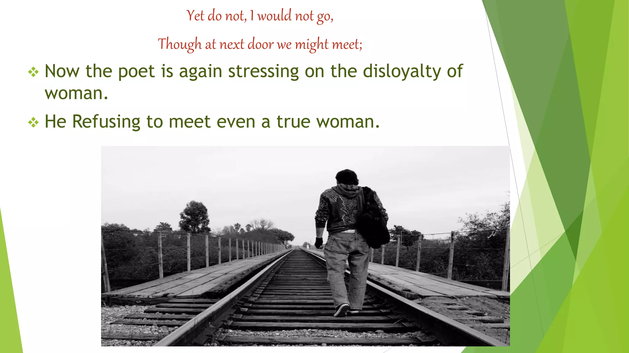 Go and Catch a Falling Star (Poem) | PPTX