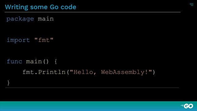 Go & WebAssembly | PPT